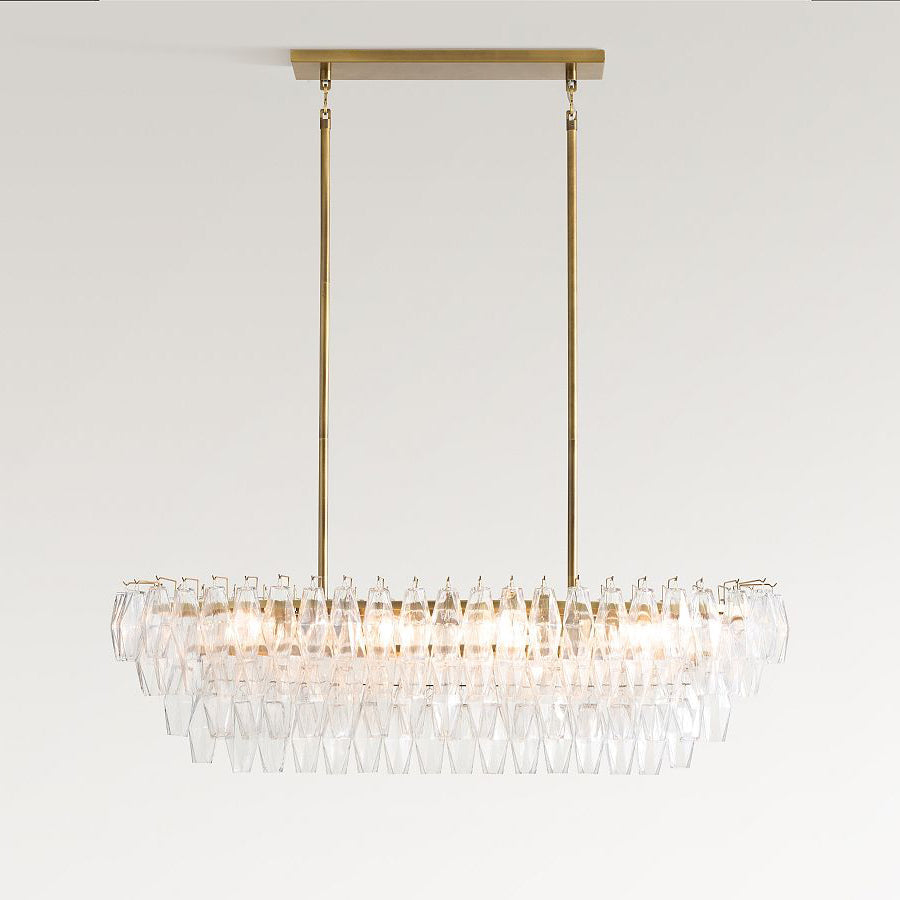 Florence Crystal Linear Chandelier – Emma-light